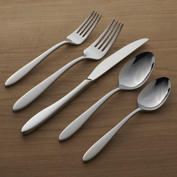 Oneida Mooncrest 45 Piece Everyday Flatware Set & Reviews | Wayfair